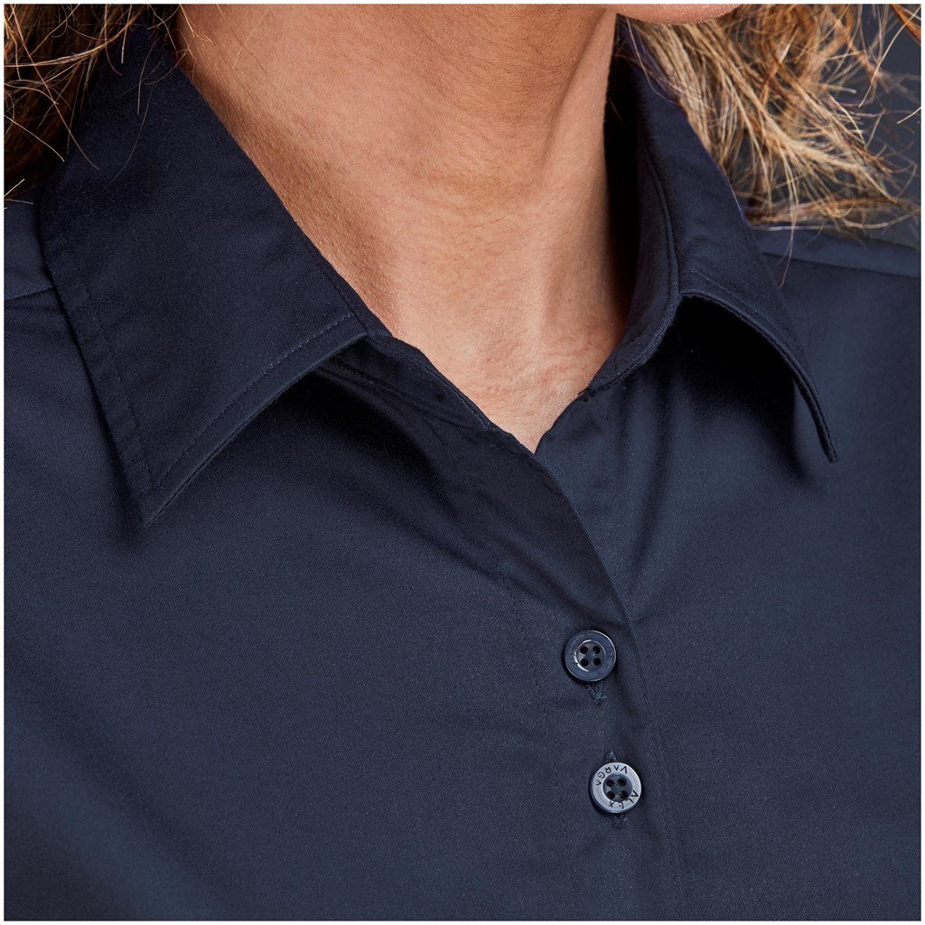 Ladies Long Sleeve Burnt Orange Opus Stretch Shirt | Burnt Orange