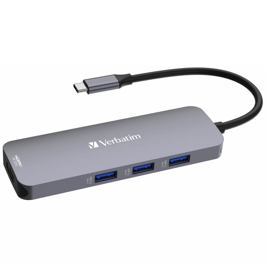 Verbatim USB-C Pro Multiport Hub - CMH-08 (32151) | Burnt Orange